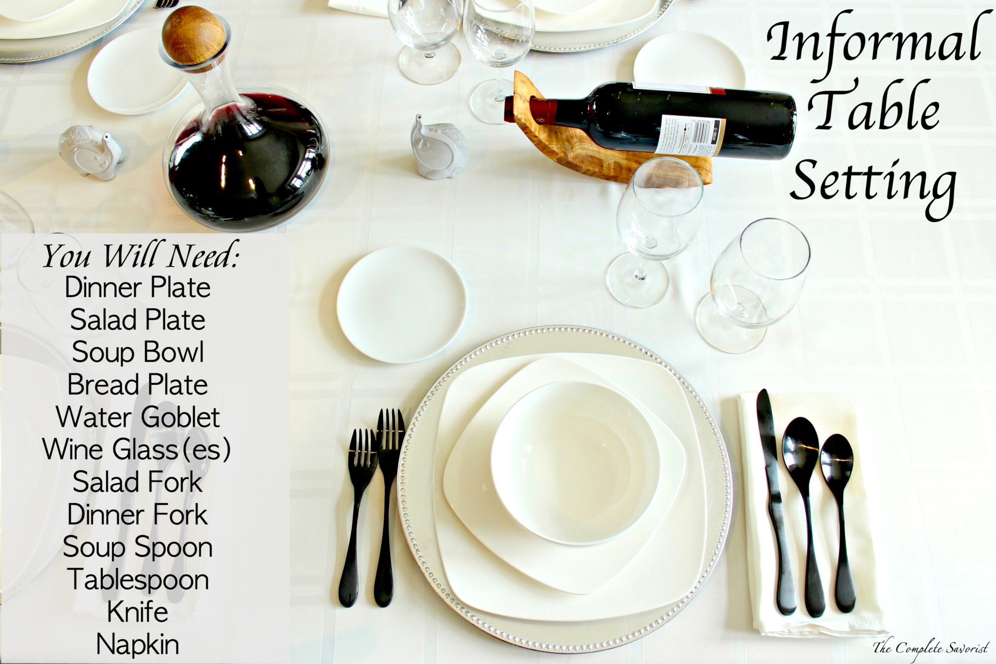 How To Set An Informal Table The Complete Savorist How To Set An Informal Table The Complete Savorist